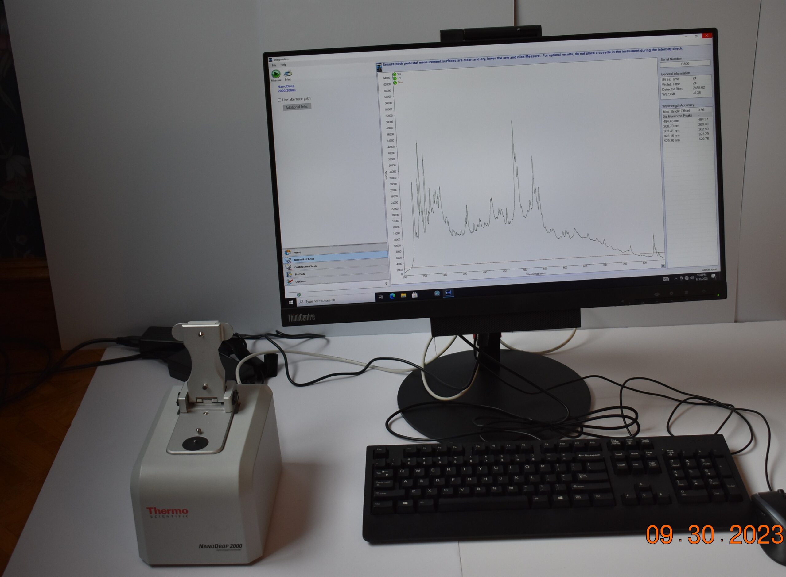 THERMO NANODROP 2000 SPECTROPHOTOMETER – UnumLab